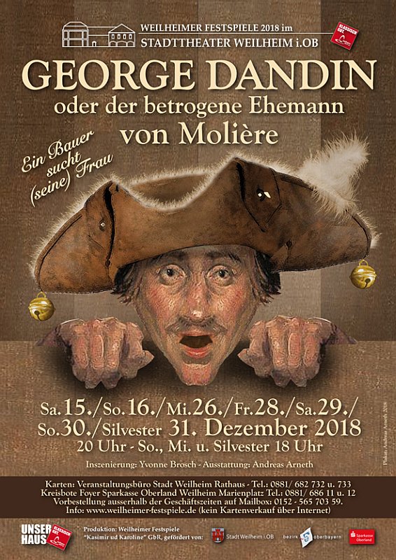Georges Dandin von Molières im Stadtheater Weilheim - Rosalie Schlagheck
